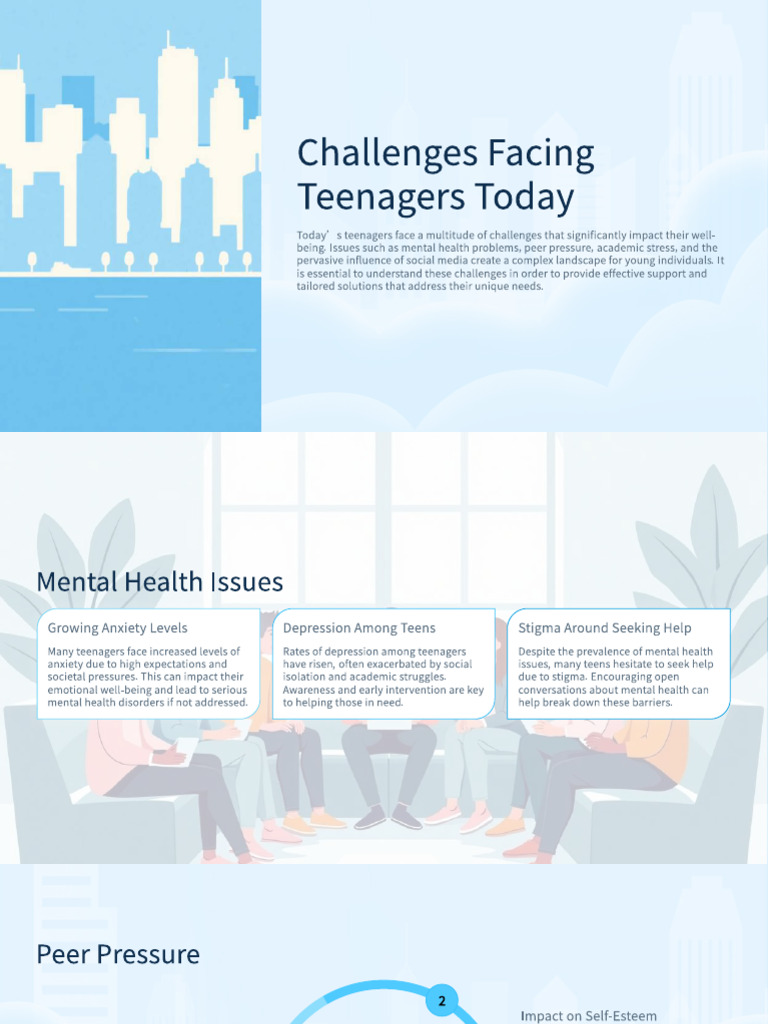 Teenagers' Challenges Today: Mental Health & More | PDF | Mental Health ...