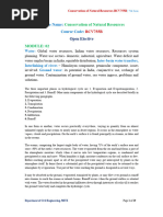 Conservation of Natural Resources Exam Guide | PDF