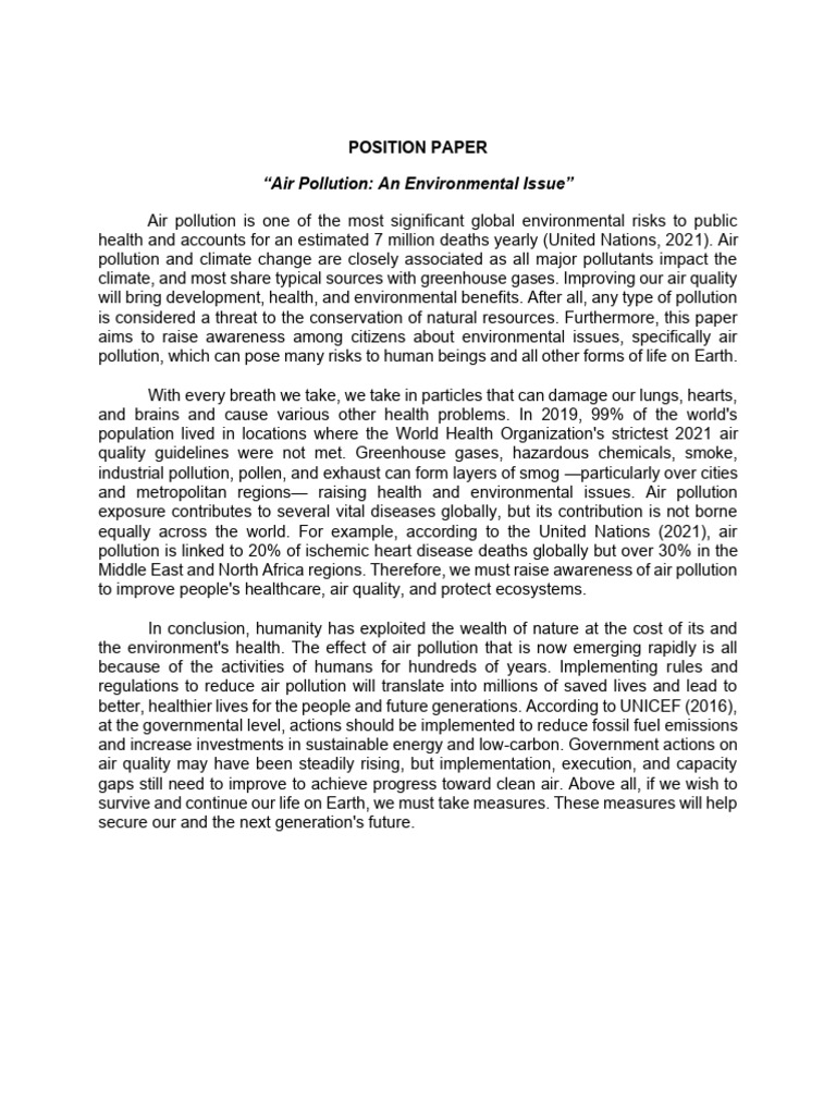 Air Pollution: Global Health Crisis | PDF | Air Pollution | Pollution