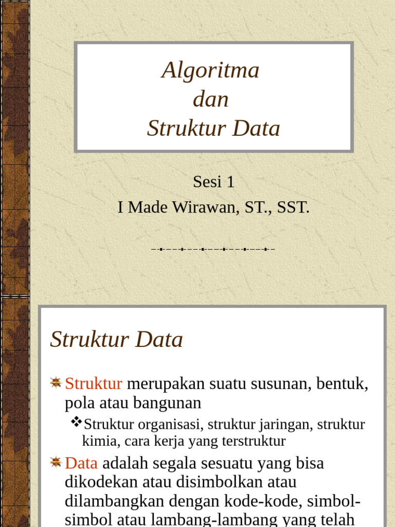 Algoritma Dan Struktur Data | PDF