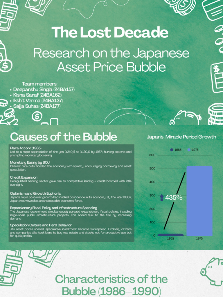 Japan's Lost Decade: Asset Bubble Analysis | PDF | Deflation | Inflation