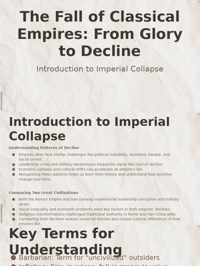 2.4 The Fall of Classical Empires - From Glory To Decline | PDF | Roman ...