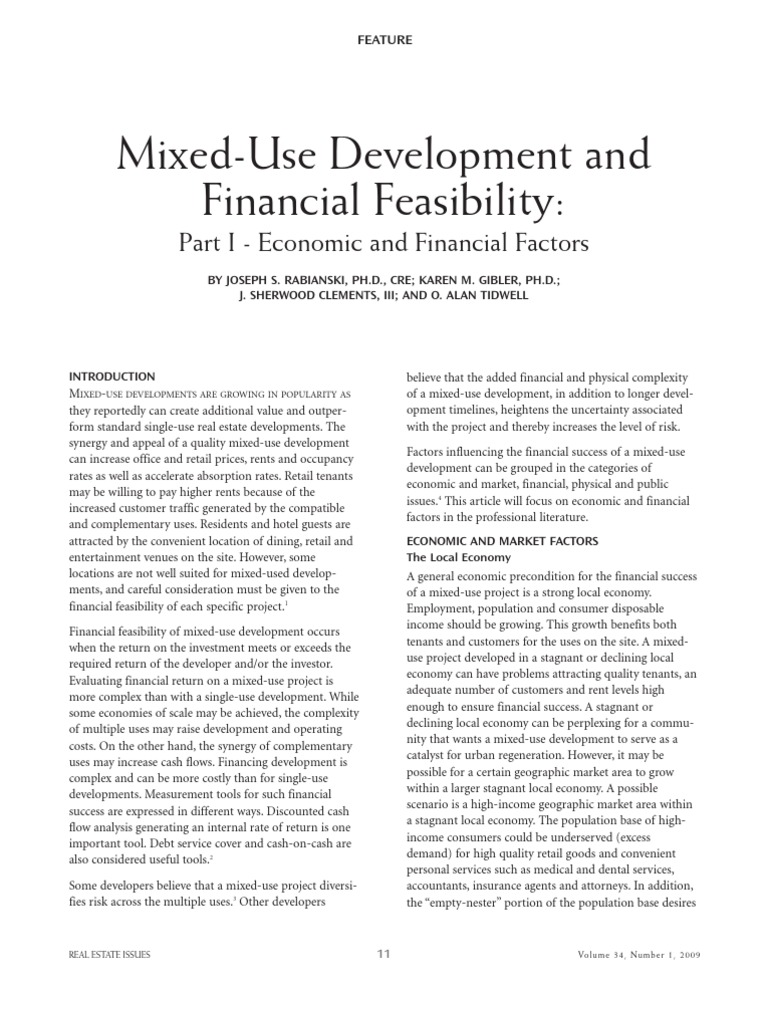Mixed Use Development | Download Free PDF | Mixed Use Development | Loans