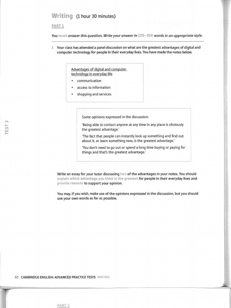 C1 Writing Test 3 | PDF