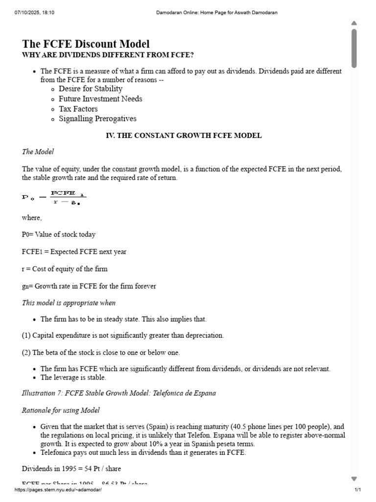 Damodaran Online - Home Page For Aswath Damodaran | PDF