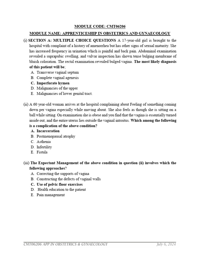 App in Obstetrics & Gynaecology | PDF | Vagina | Ovarian Cancer