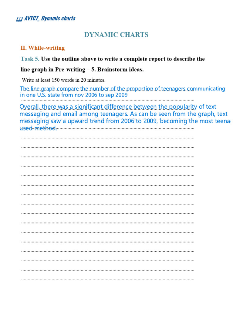 AVTC7 - Lesson 9 - Task 1 - Dynamic Charts (In Class) | PDF | Graph Theory
