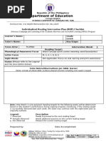 ARAL Program Monitoring Form | PDF