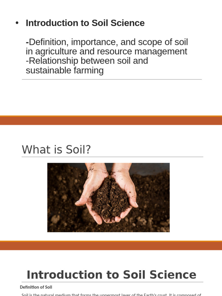 Soil Science Presentation | PDF | Soil | Weathering