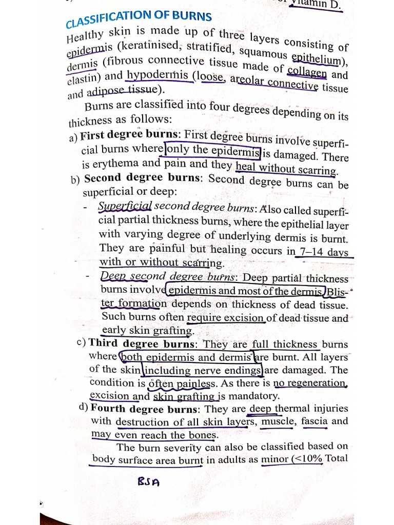 Classification of Burns and Severity Assessment | PDF