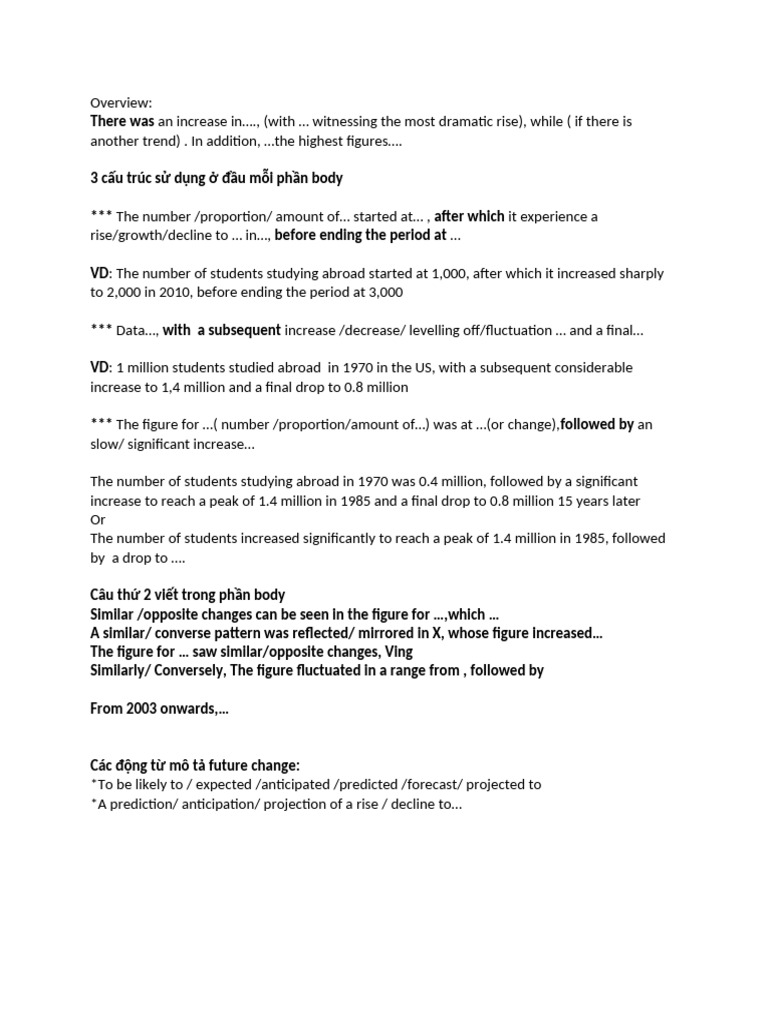 Dynamic (Timeline) Sentence Structure | PDF
