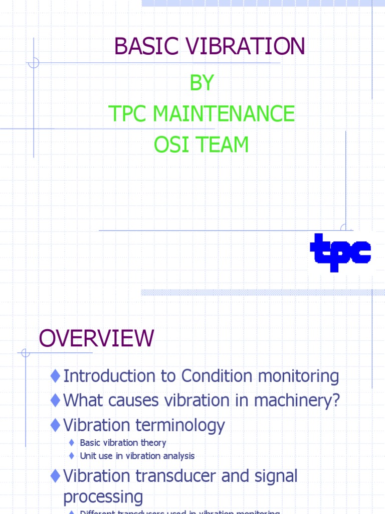 Basic Vibration | Download Free PDF | Bearing (Mechanical) | Frequency