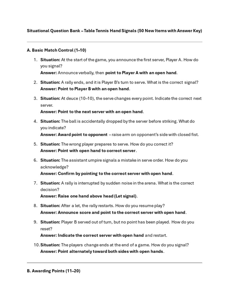 Practical Examination POINTERS | PDF | Sports Rules And Regulations ...