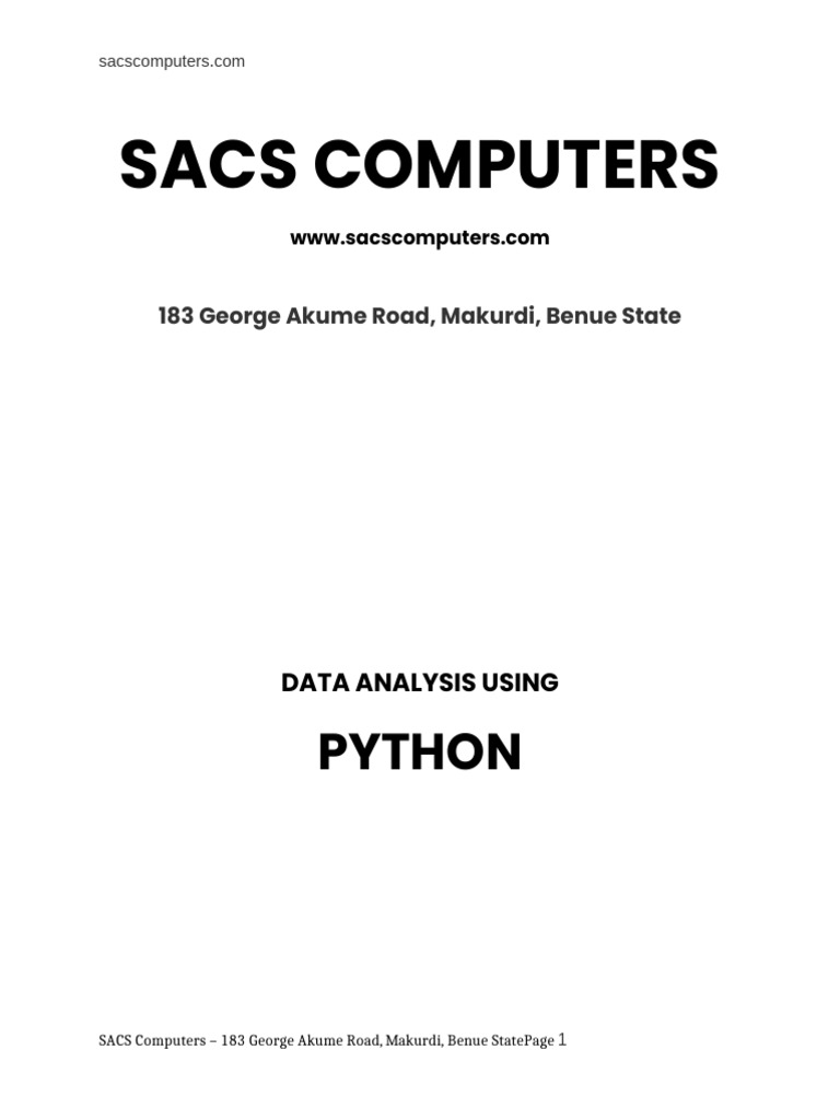 Data Analysis With Python - 12212024 | PDF | Control Flow | String ...
