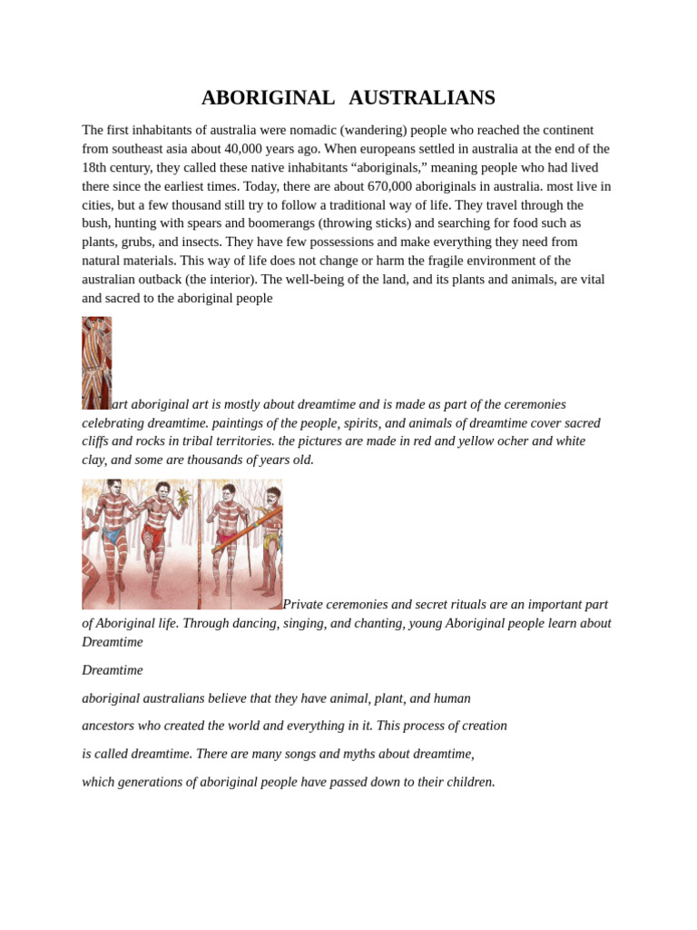 Understanding Aboriginal Australians | PDF