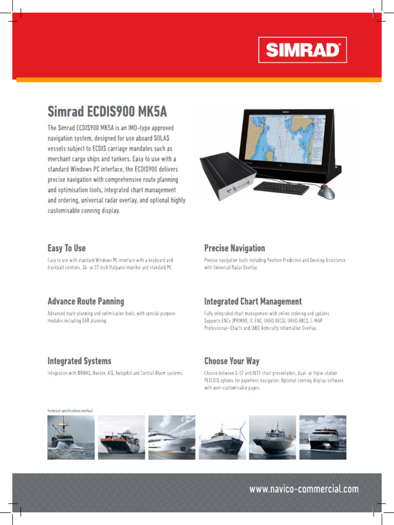 Simrad Ecdis900 Mk5a Ecdis | PDF