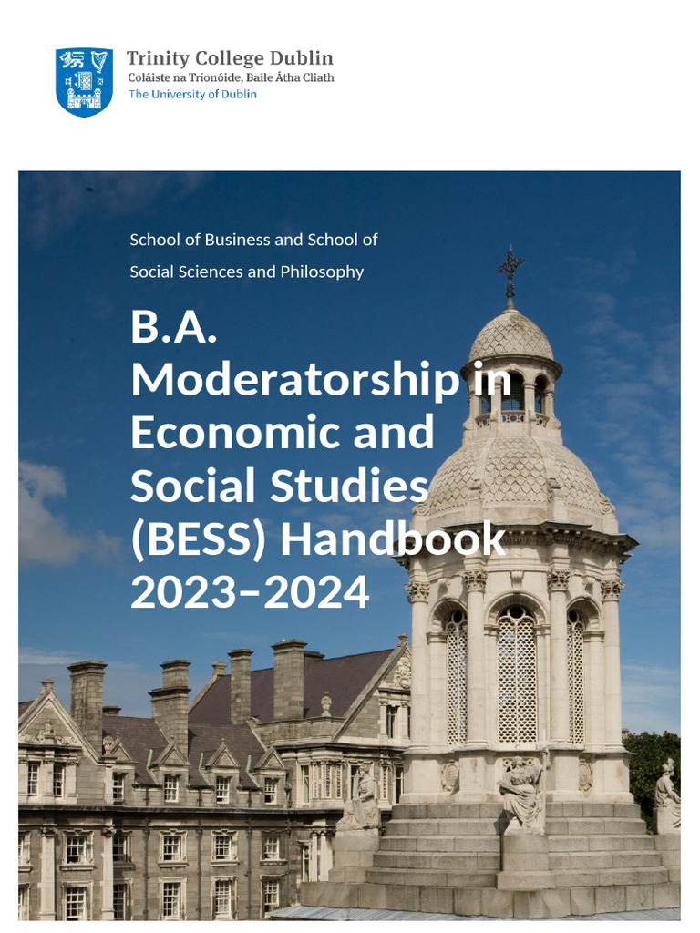 BESS Handbook 202324 V7 | PDF | Academic Term