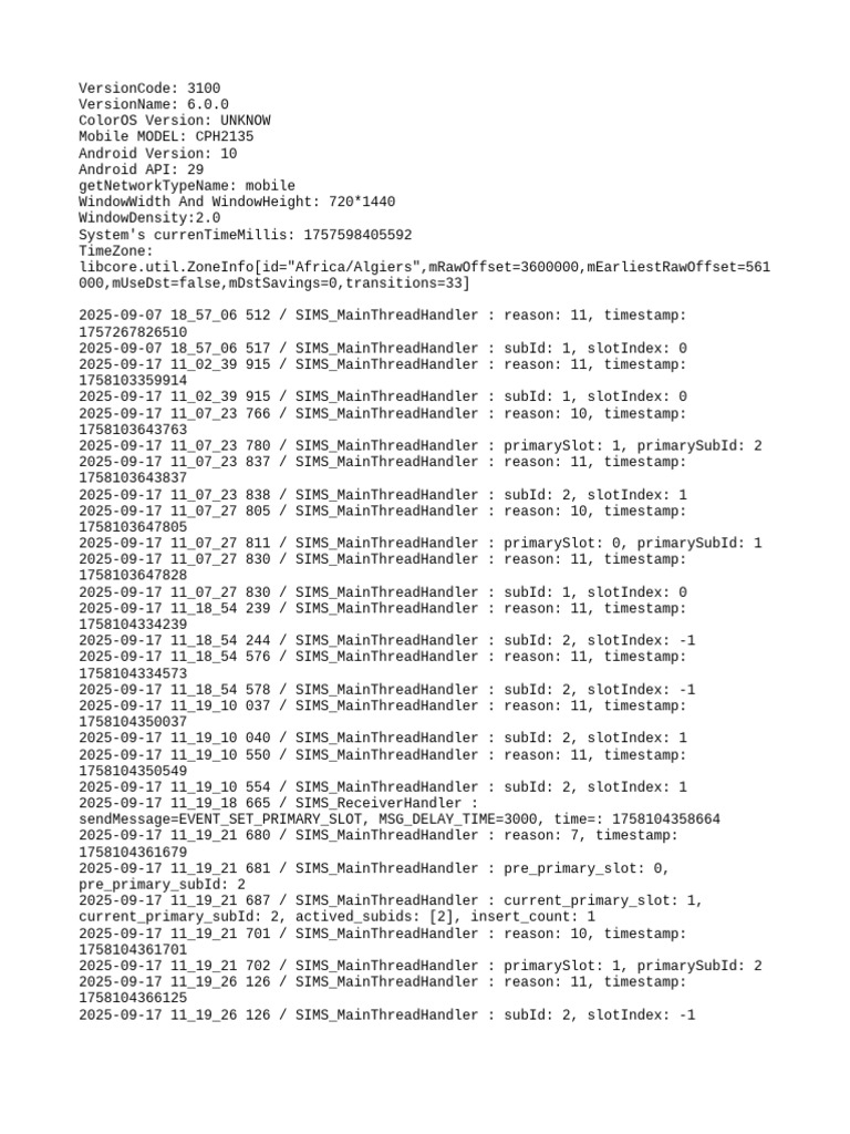 Trace - 2025-09-11 14 - 46 - 45 475 | PDF | Android (Operating System) | Tablet Computer