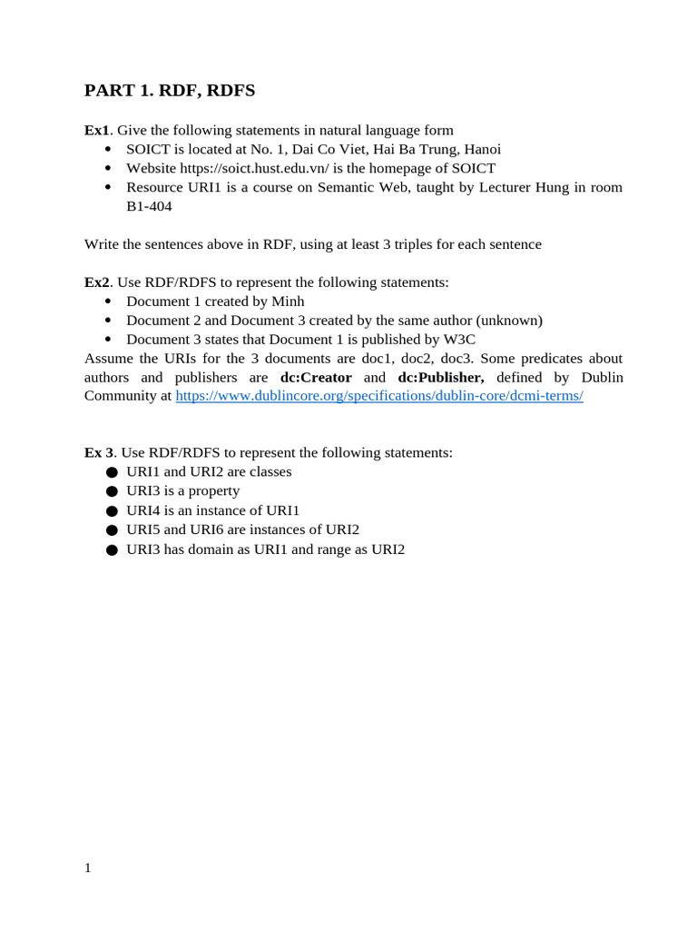 Exercises En | PDF | Resource Description Framework | Xml