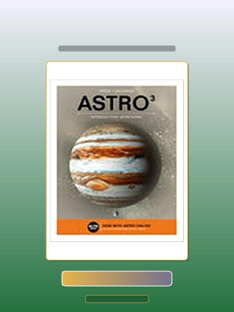 Authorized ASTRO 3 Introductory Astronomy by Michael A Seeds Dana ...