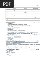 Grade 6 Statistics Practice Questions | PDF