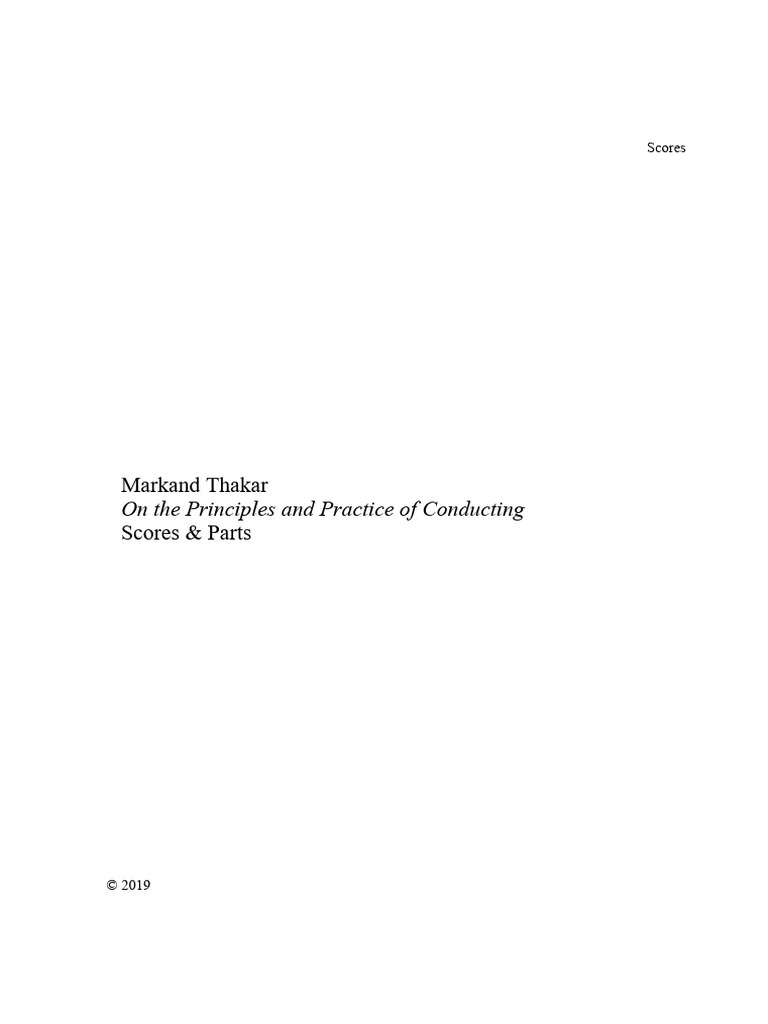 Conducting Techniques and Scores Guide | PDF | Variation (Music) | Concerto