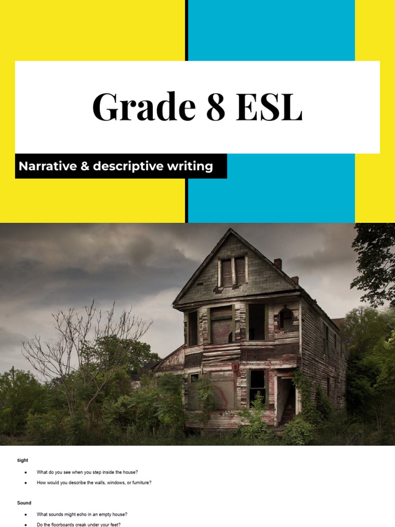 2.7 Descriptive Writing | PDF | Narrative | Plot (Narrative)