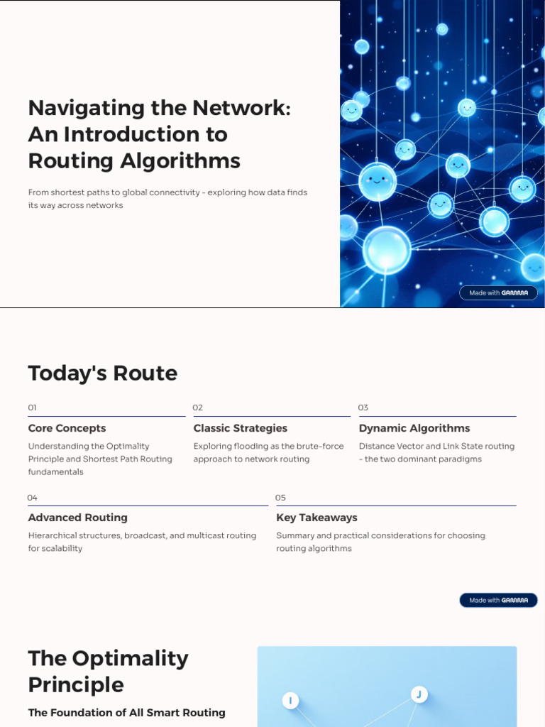 Navigating The Network An Introduction To Routing Algorithms | PDF ...