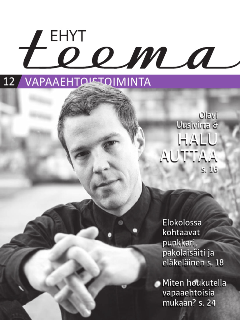 EHYT Teema 12 Vapaaehtoistoiminta | PDF