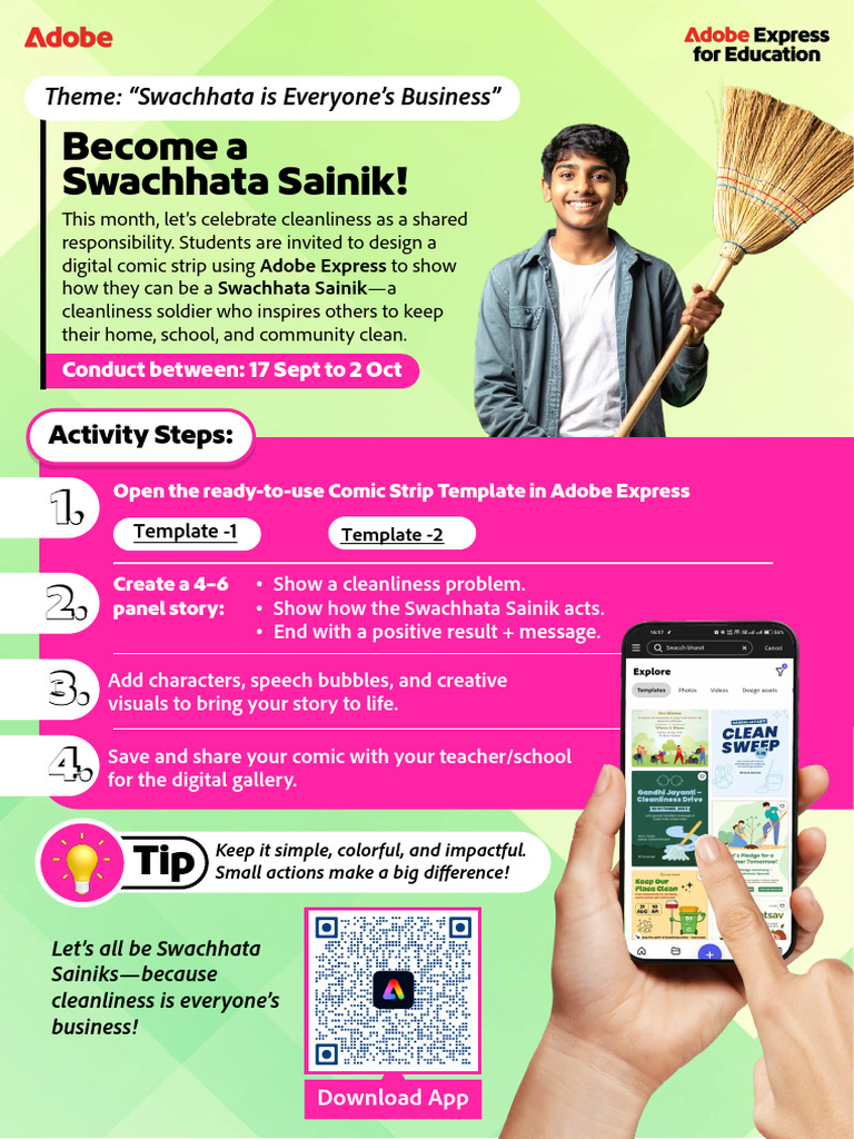 Swachhata Sainik Activity For APSJ Students | PDF