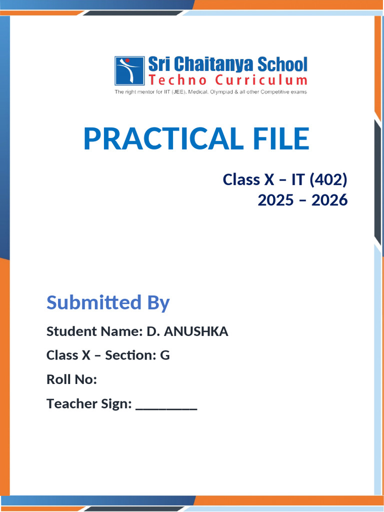 IT Practical File AY 2025-26 SET A | PDF | Hyperlink | Spreadsheet
