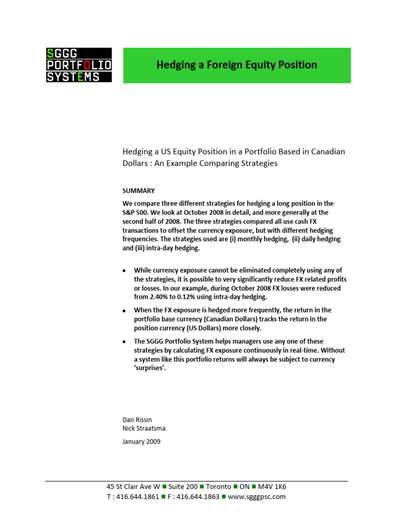 FX Hedging Strategies | PDF | Hedge (Finance) | Foreign Exchange Market
