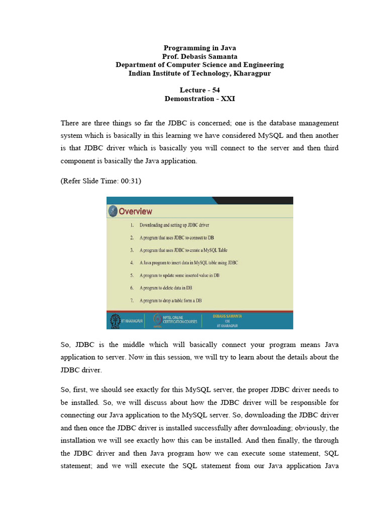 lec | PDF | My Sql | Software