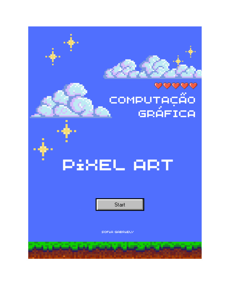 Trabalho Pixel Art | PDF