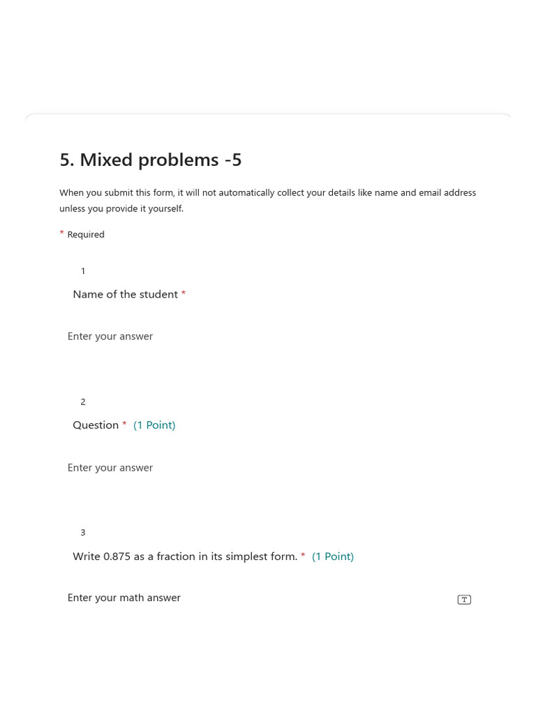 Mixed Problems - 5 (Preview) | PDF