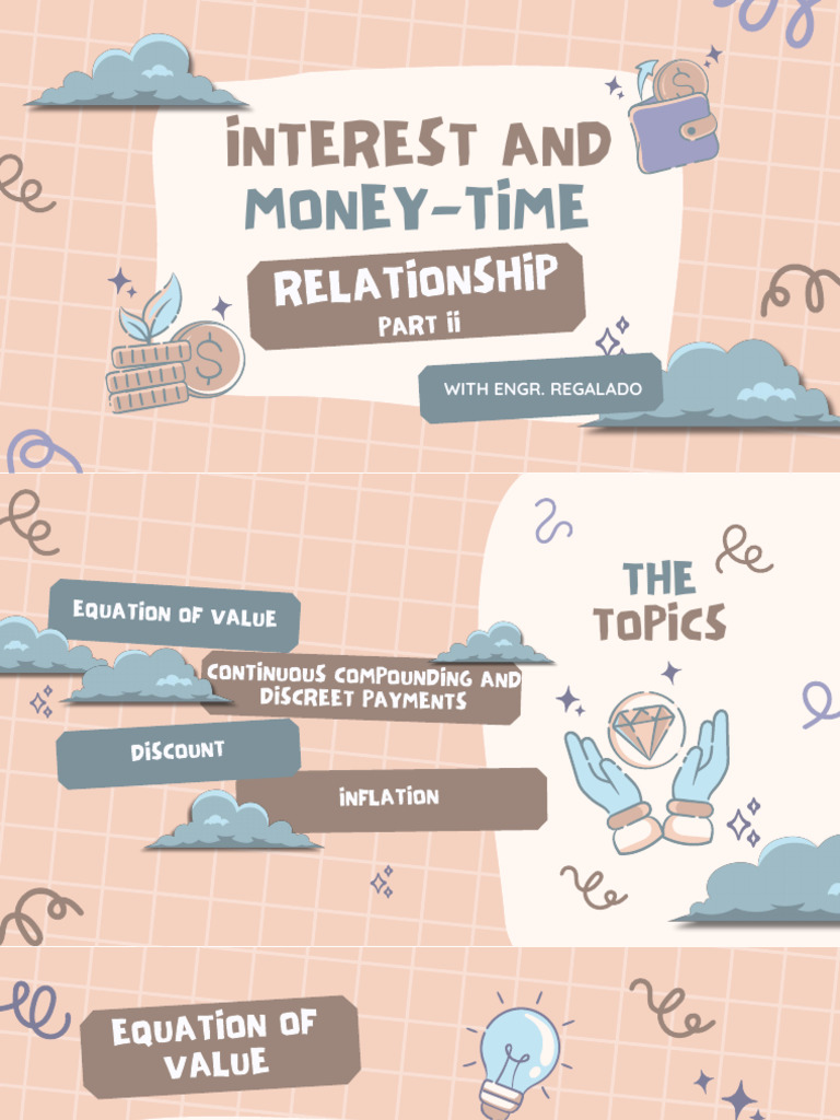 Interest and Money Time Relationships Part 2 | PDF