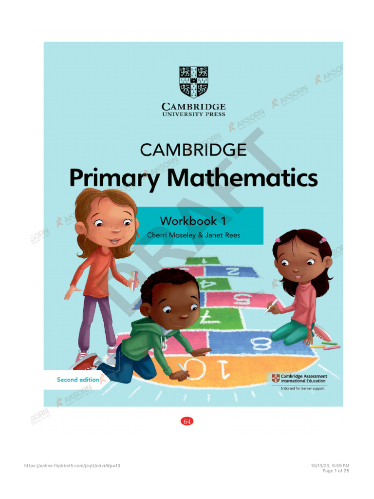 Cambridge Primary Mathematics Workbook 1 | PDF