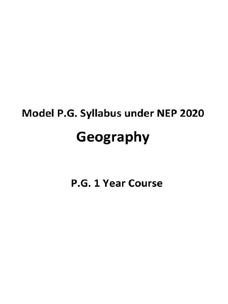 Urban Geography Course Overview 2025-26 | PDF | Urban Planning | Geography