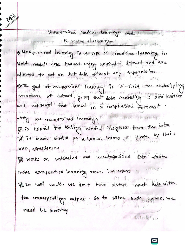 UL K Means Clustering | PDF