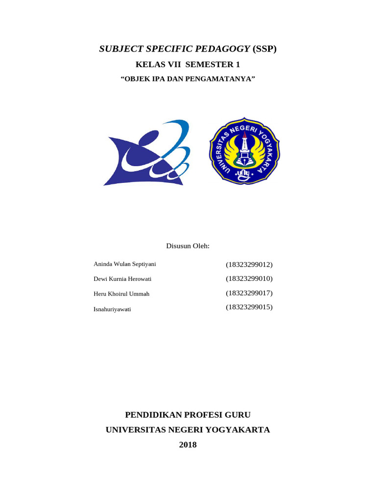 0 COVER Objek IPA Dan Pengamatanya | PDF