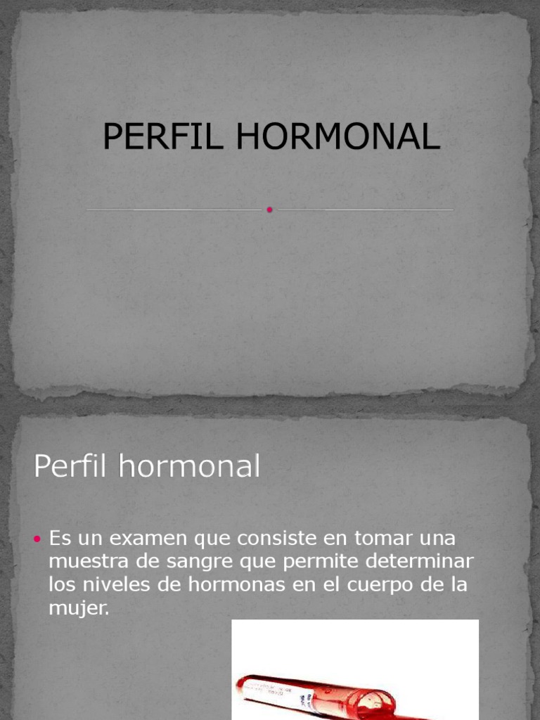 Análisis del Perfil Hormonal Femenino | PDF | Salud y bienestar