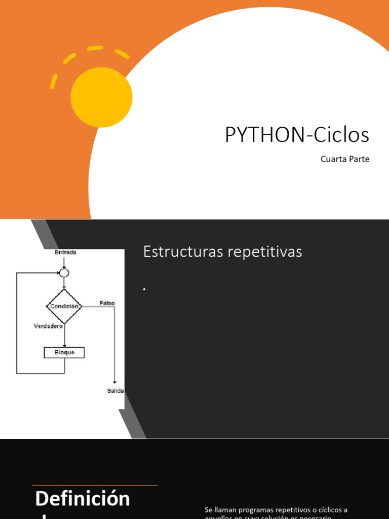 Python Ciclos For y While | PDF | Python (lenguaje de programación) | Ciencias de la Computación
