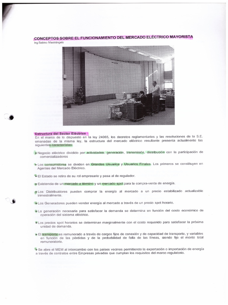 Conceptos Sobre El Funcionamiento Del MEM | PDF