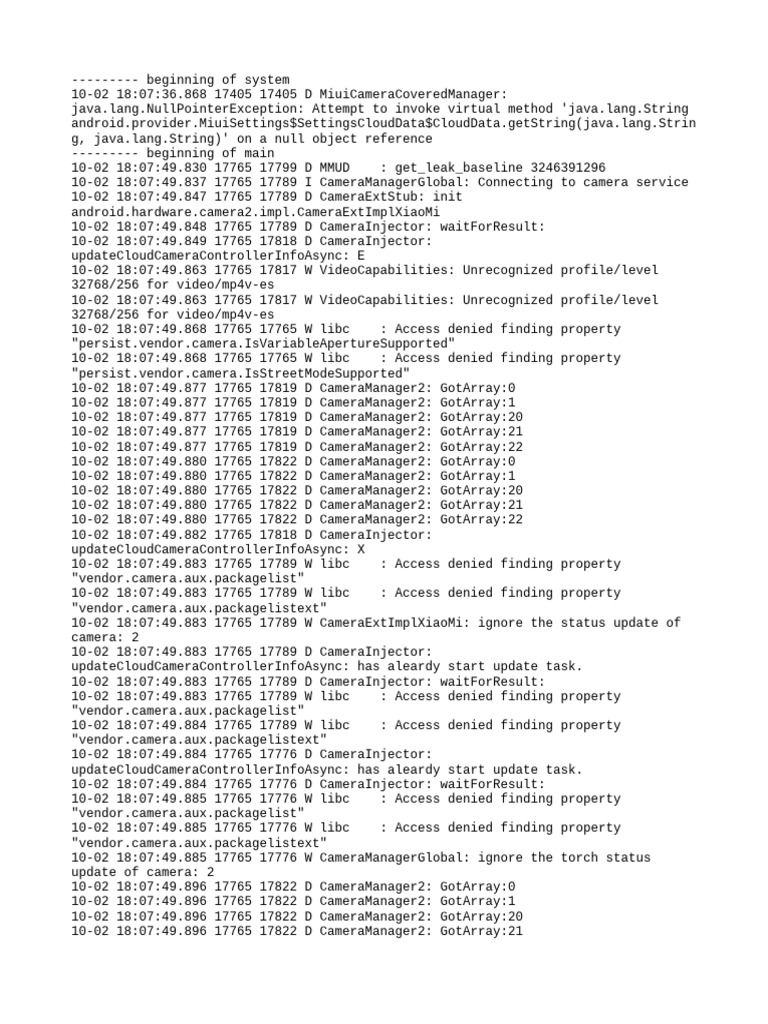 Log Cat 1759408669752 | PDF | Computer Programming | Software Engineering