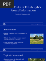 Bronze DofE Assessor Report Guide | PDF