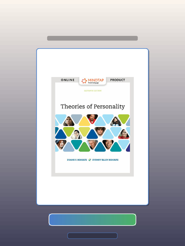 Authorized Theories of Personality 11th Edition Schultz Ebook and ...