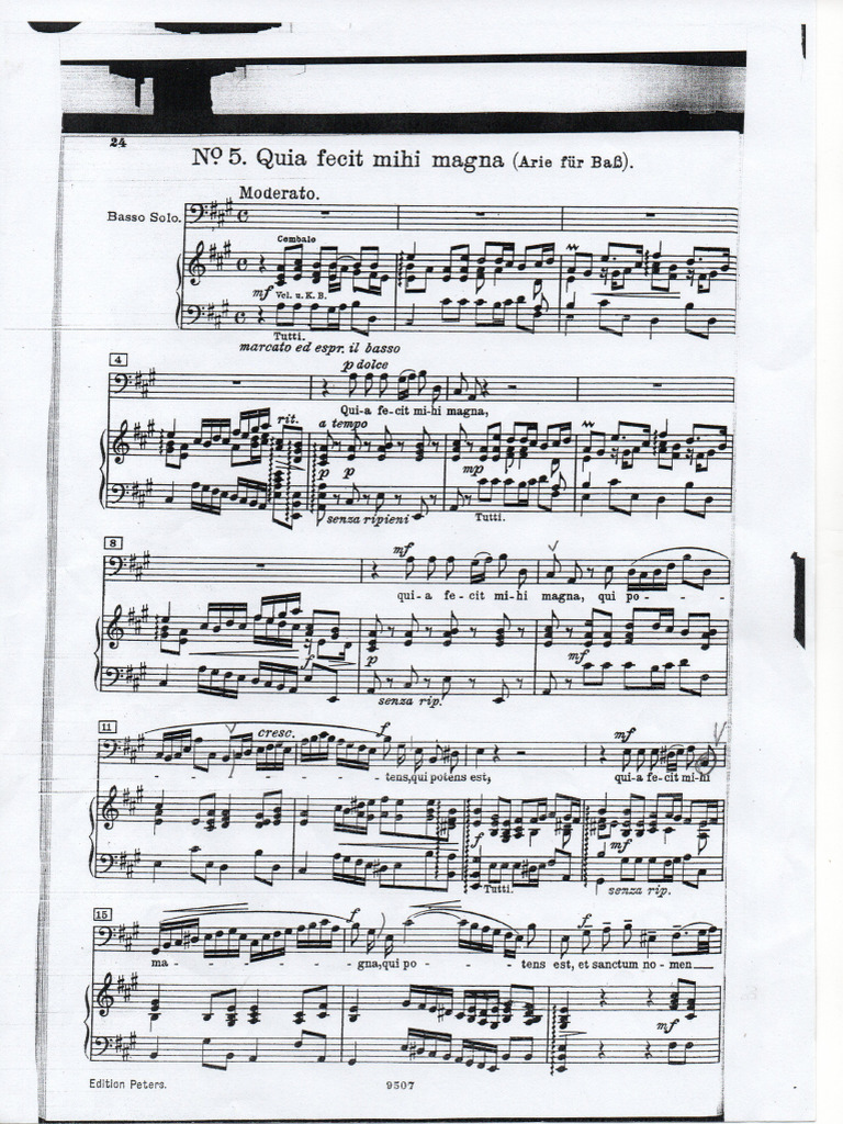 Quia Fecit Bach | PDF