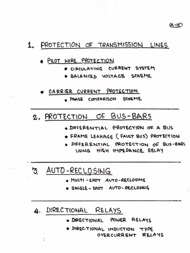 Transmission Line Protection | PDF