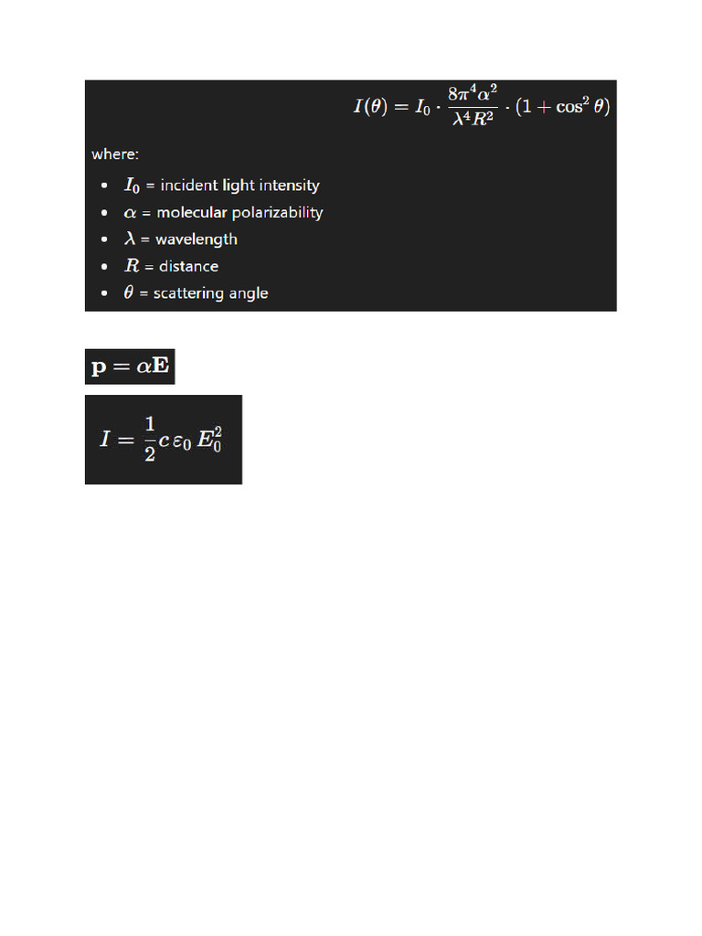 Rayleigh Scattering | PDF