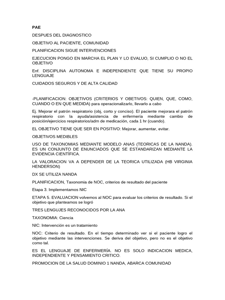Clase Nic Noc | PDF | Enfermería | Especialidades Medicas